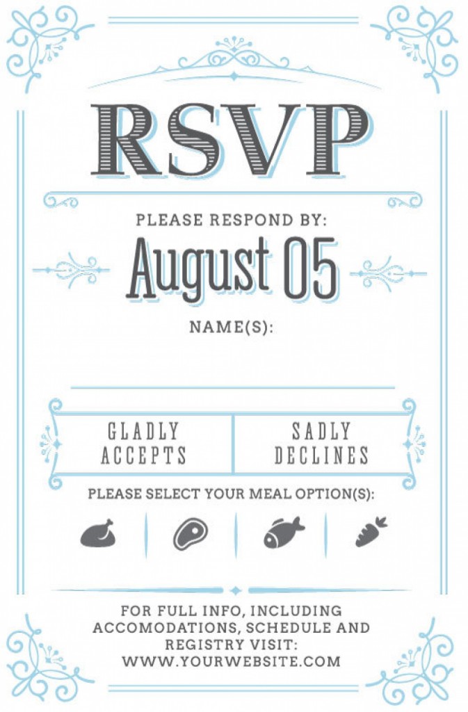 Wording Your Wedding RSVP Card: What to Say and How to Say it