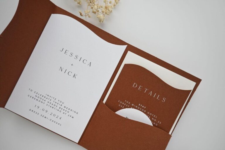 Styling Pocket Wedding Invitations - Paperlust