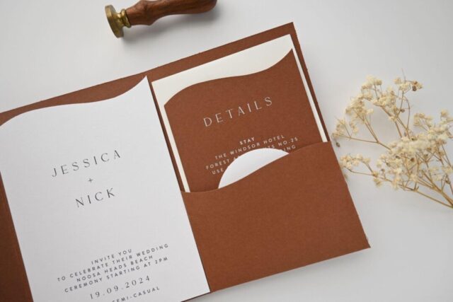 Styling Pocket Wedding Invitations - Paperlust