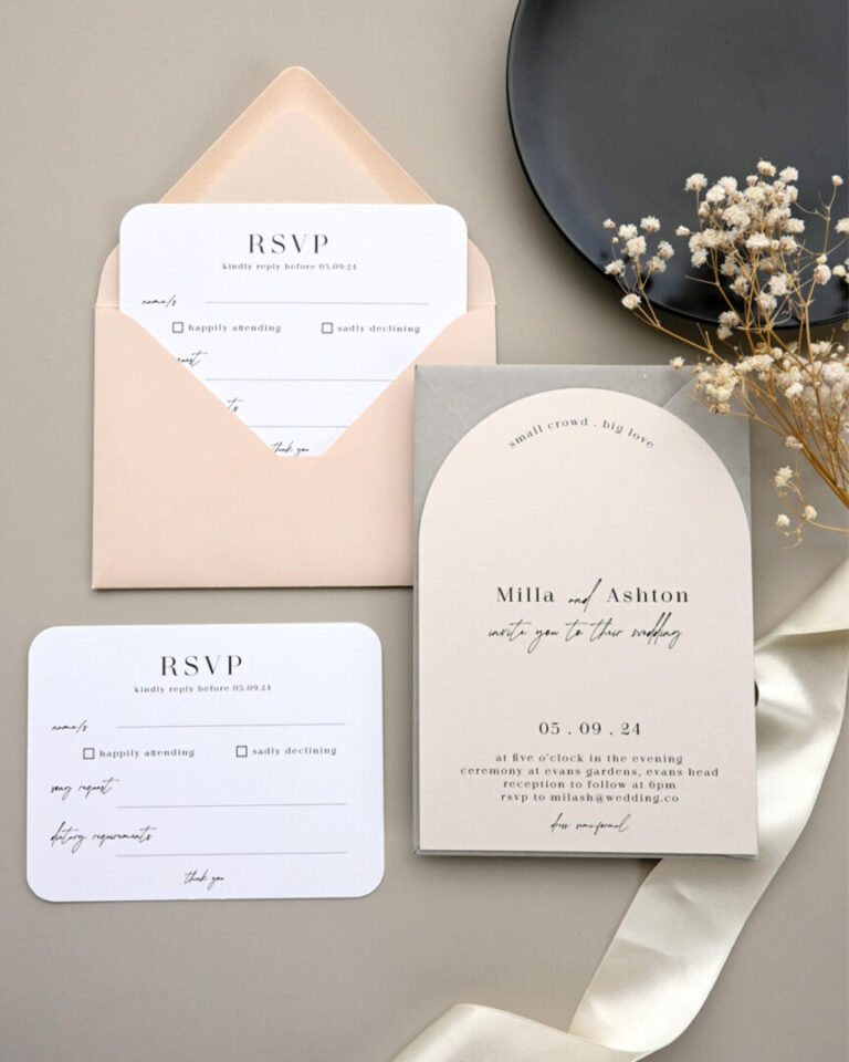 RSVP Card Wording: 40+ Examples for Every Wedding Style | Paperlust ...