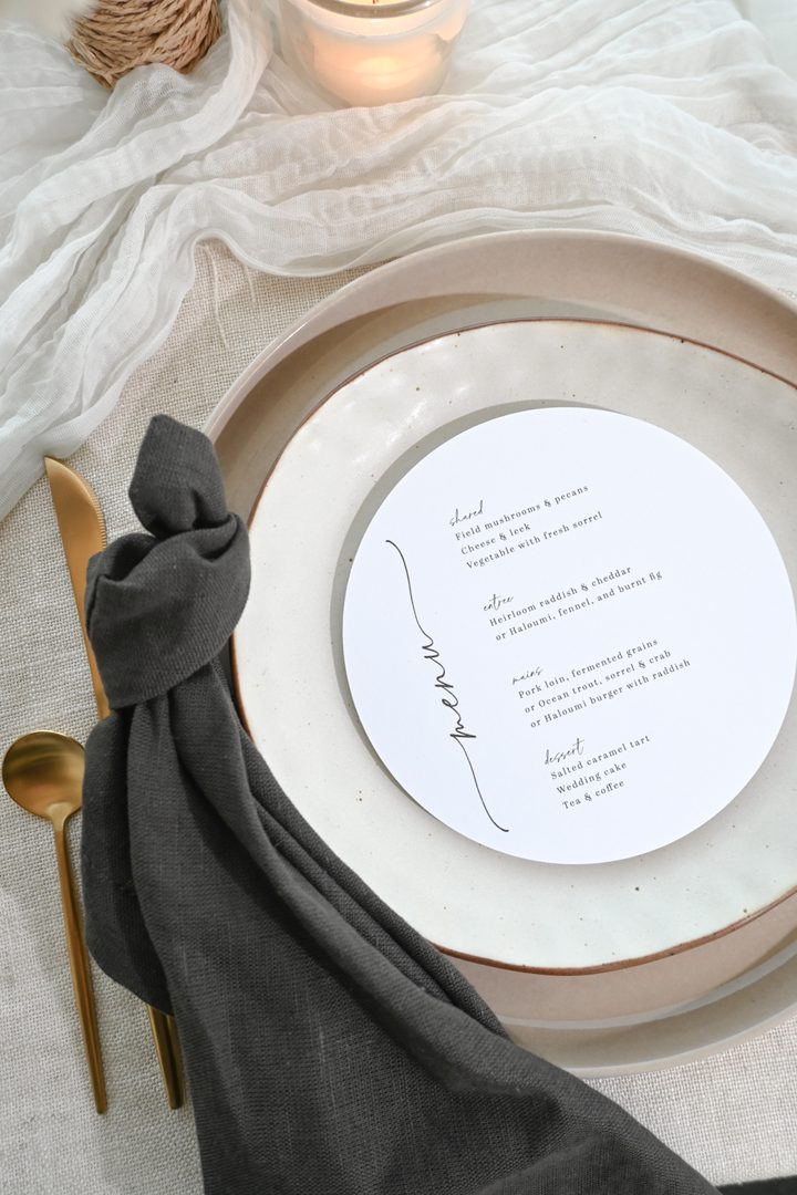 Wedding Dinner Menu Ideas: Plated to Family Style - Paperlust