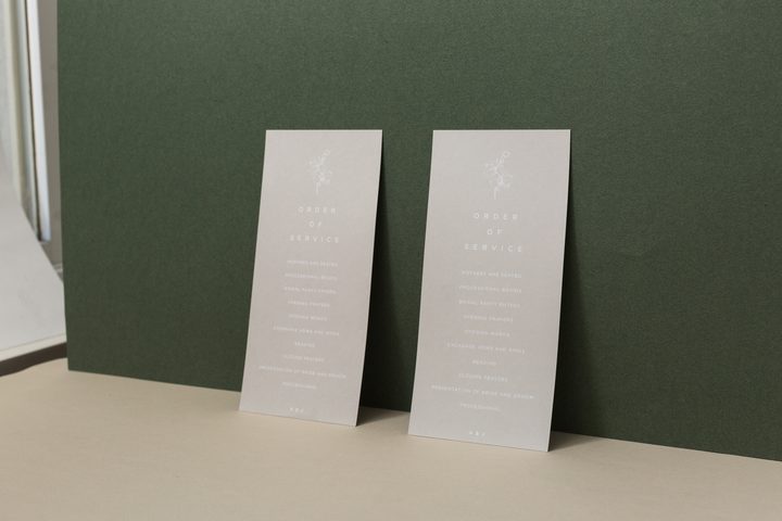 Order of Service Wording Examples: Complete Templates for Every ...