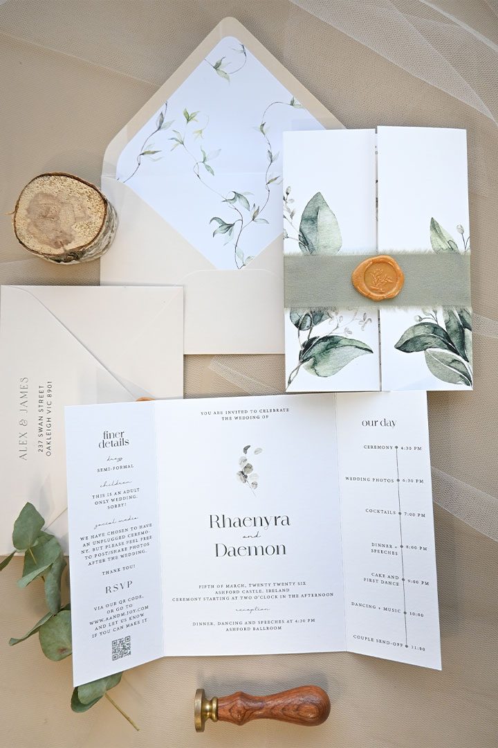 Illustrated Wedding Invitations: Styles and How to Order - Paperlust