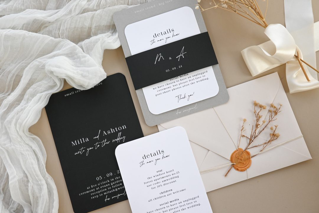 Muslim Wedding Invitations: Traditions, Wording & Designs - Paperlust