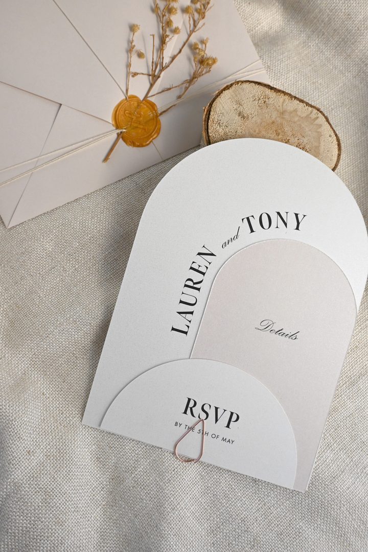 Meal Choice Wording for Wedding RSVP Cards - Paperlust