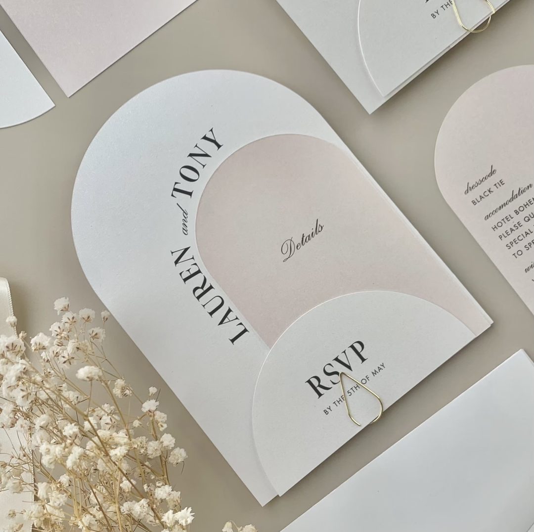 Meal Choice Wording for Wedding RSVP Cards - Paperlust