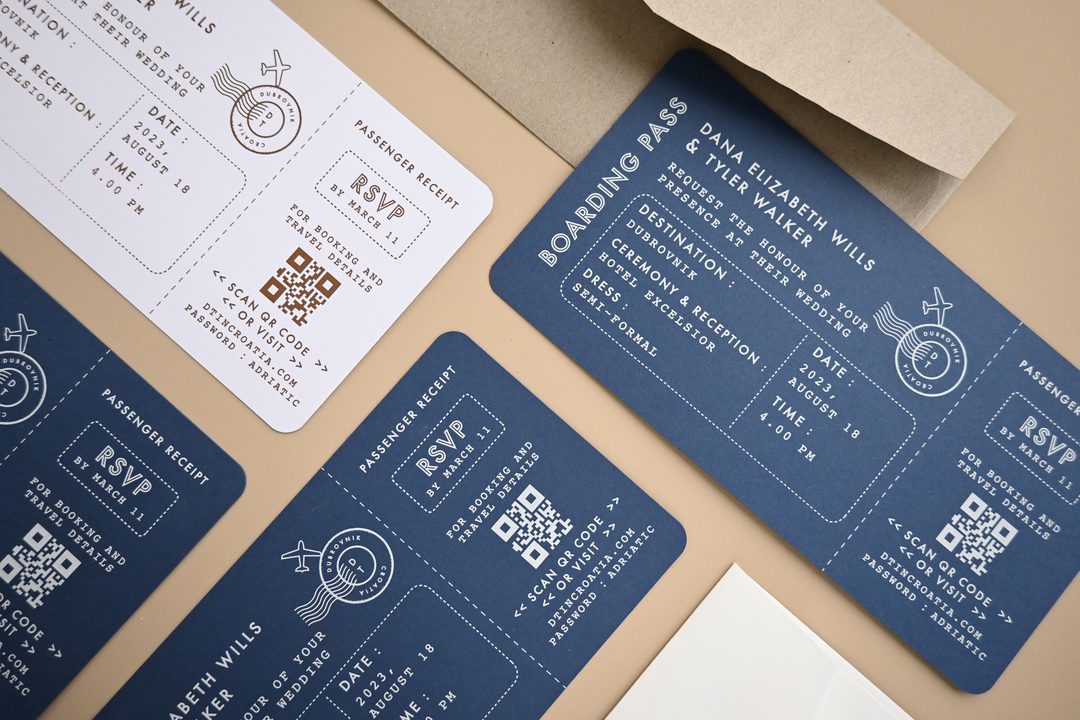 Meal Choice Wording for Wedding RSVP Cards - Paperlust