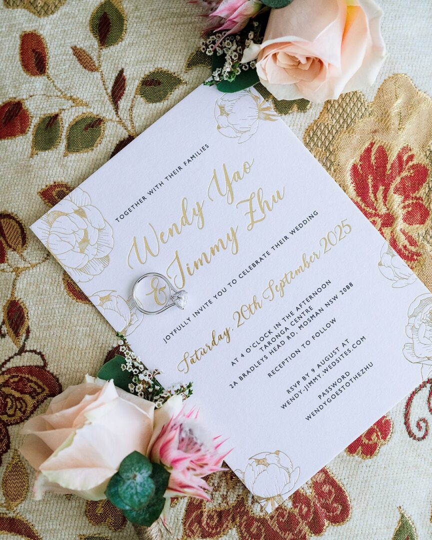 Embossed Wedding Invitations: Letterpress & Flat Foil Guide - Paperlust