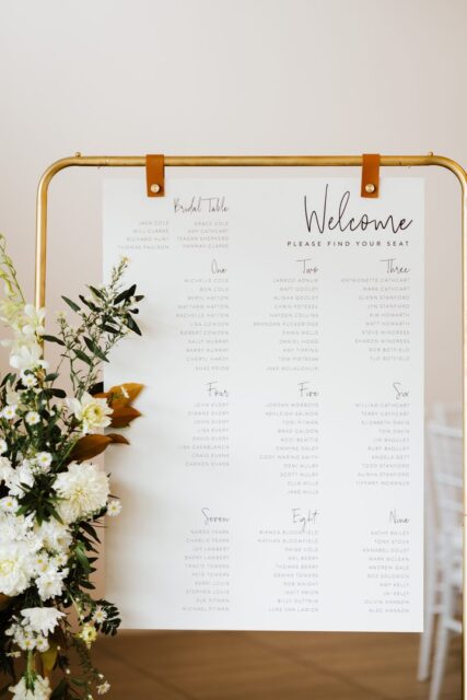 Wedding Seating Chart Templates: Free Options and How to Use Them ...